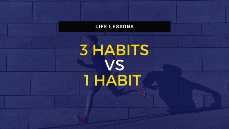 Forming 3 Habits vs 1 Habit at a time [Experiment]